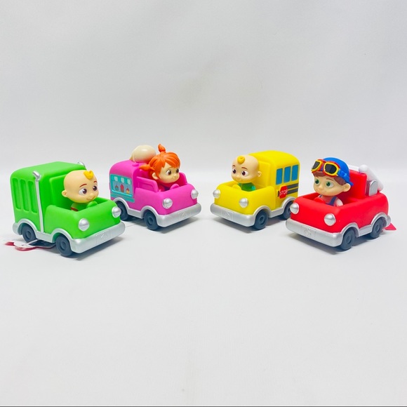 Toys | Cocomelon 4 Mini Cars Vehicles | Poshmark